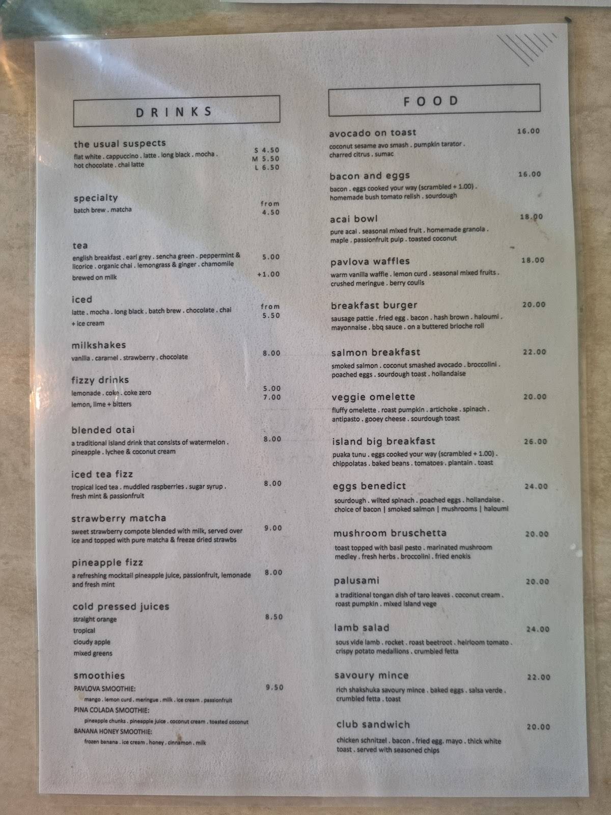 Menu at Umu Kitchen Tarragindi cafe, Salisbury