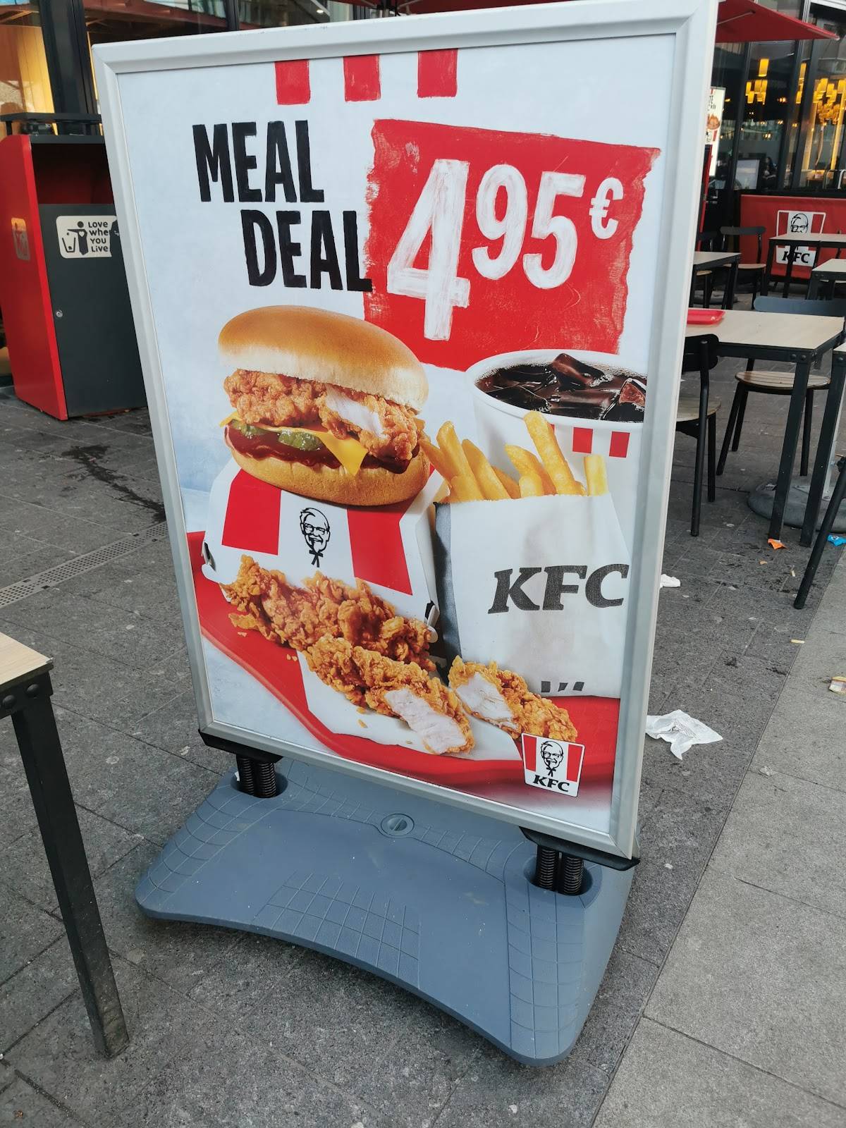 Carta de KFC Stationsplein, Utrecht