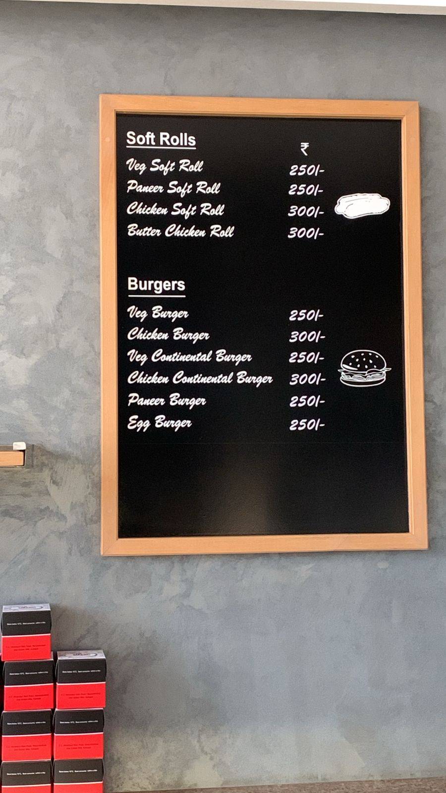Menu at Vac's Pastries - KOKAPET, Hyderabad, One golden mile