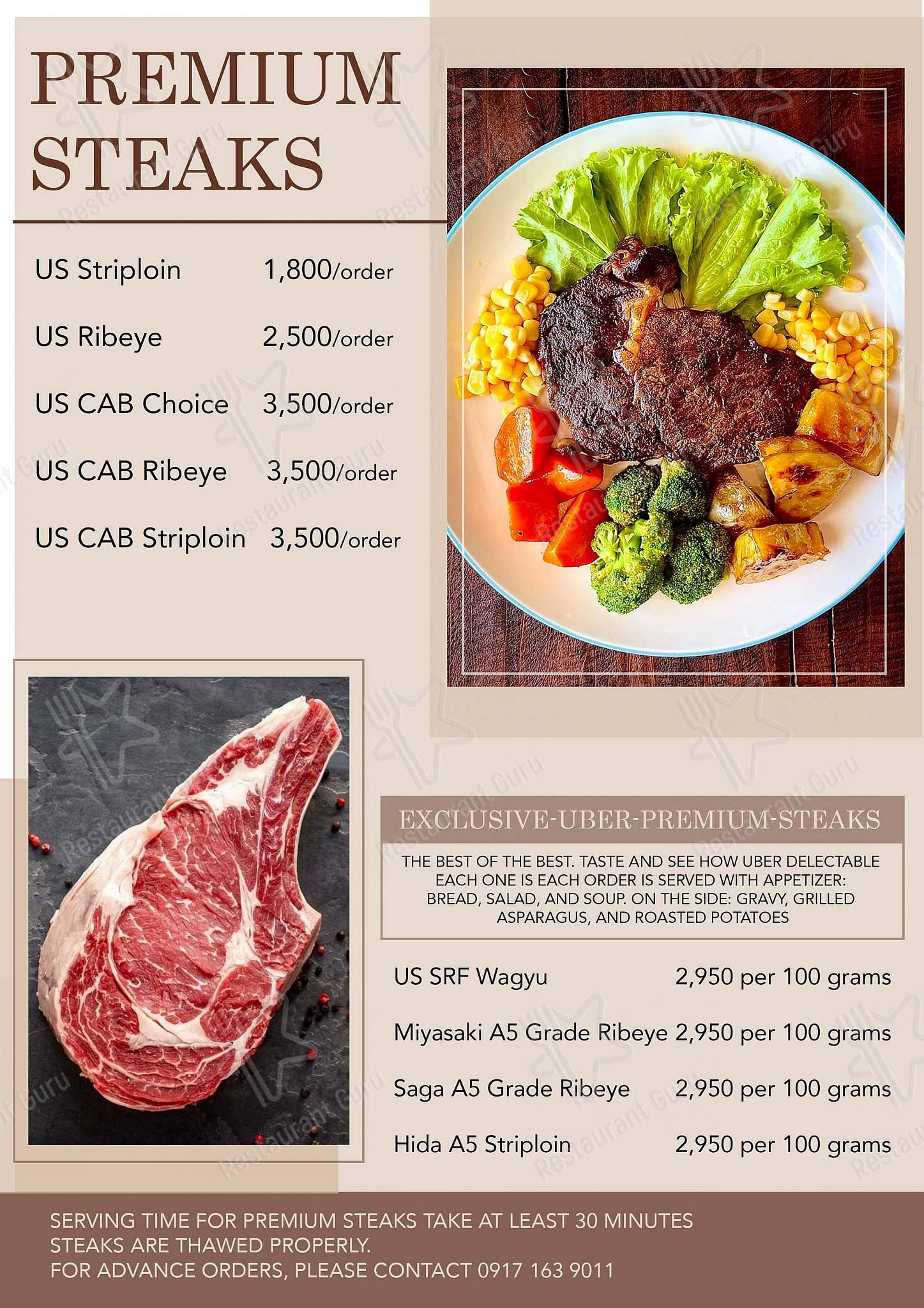 Menu at Verity Restaurant, Butuan City, SM