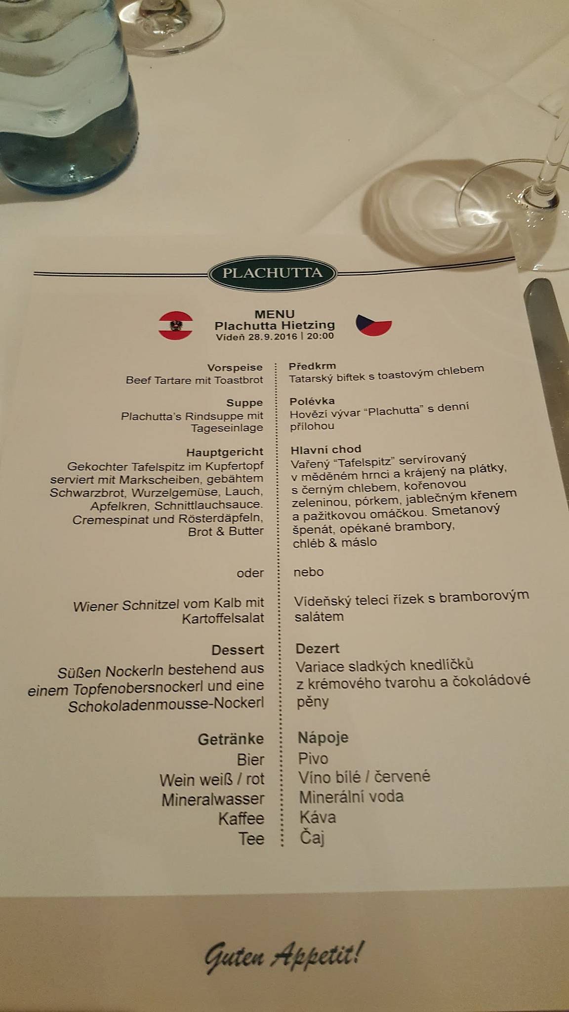 Speisekarte von Plachutta Stammhaus Hietzing restaurant, Wien ...