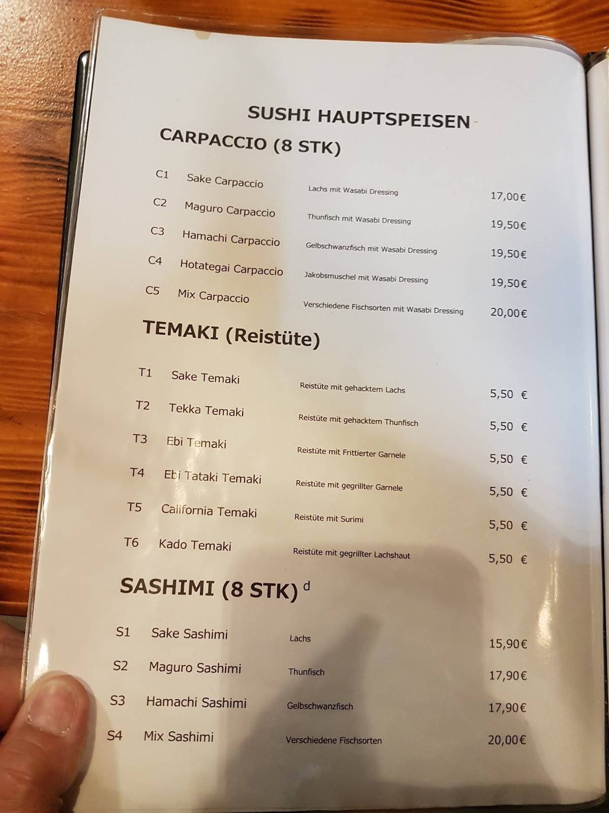 Speisekarte von KADO - SUSHI RESTAURANT, Viernheim