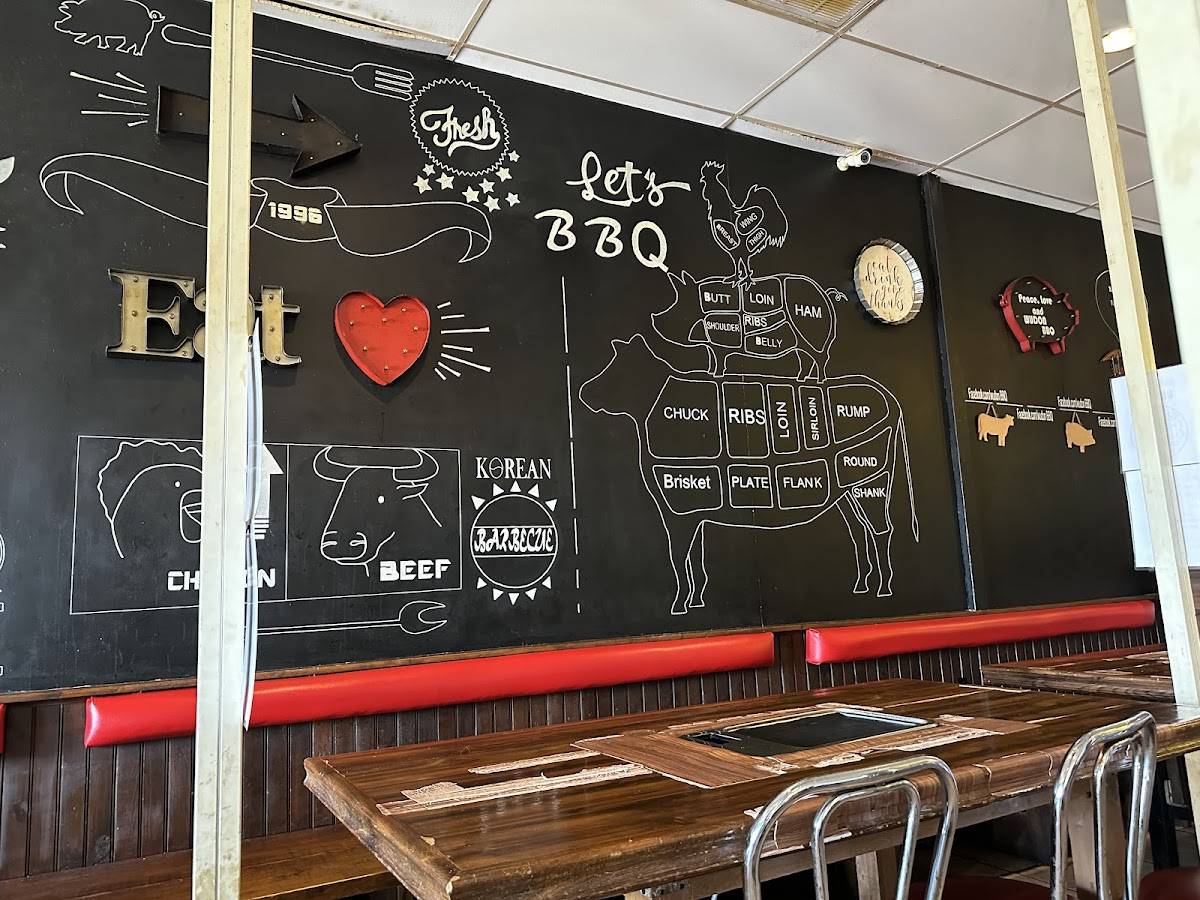 Menu at WUDON BBQ KOREAN RESTAURANT, Creve Coeur