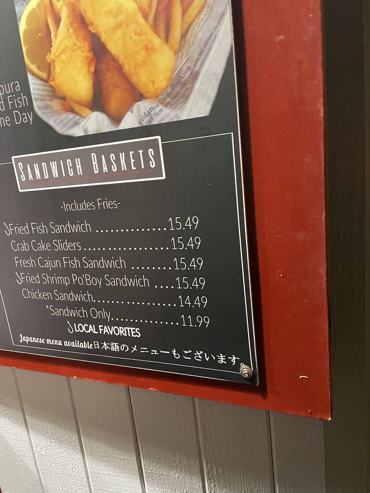 Menu at Island Fish and Chips restaurant, Waikoloa Village, 69-250 ...