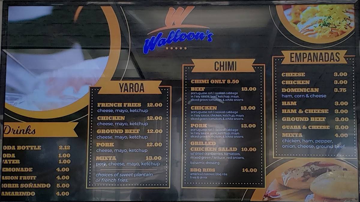Carta del restaurante Walloon’s, Fried Chicken Sandwiches & Fries ...