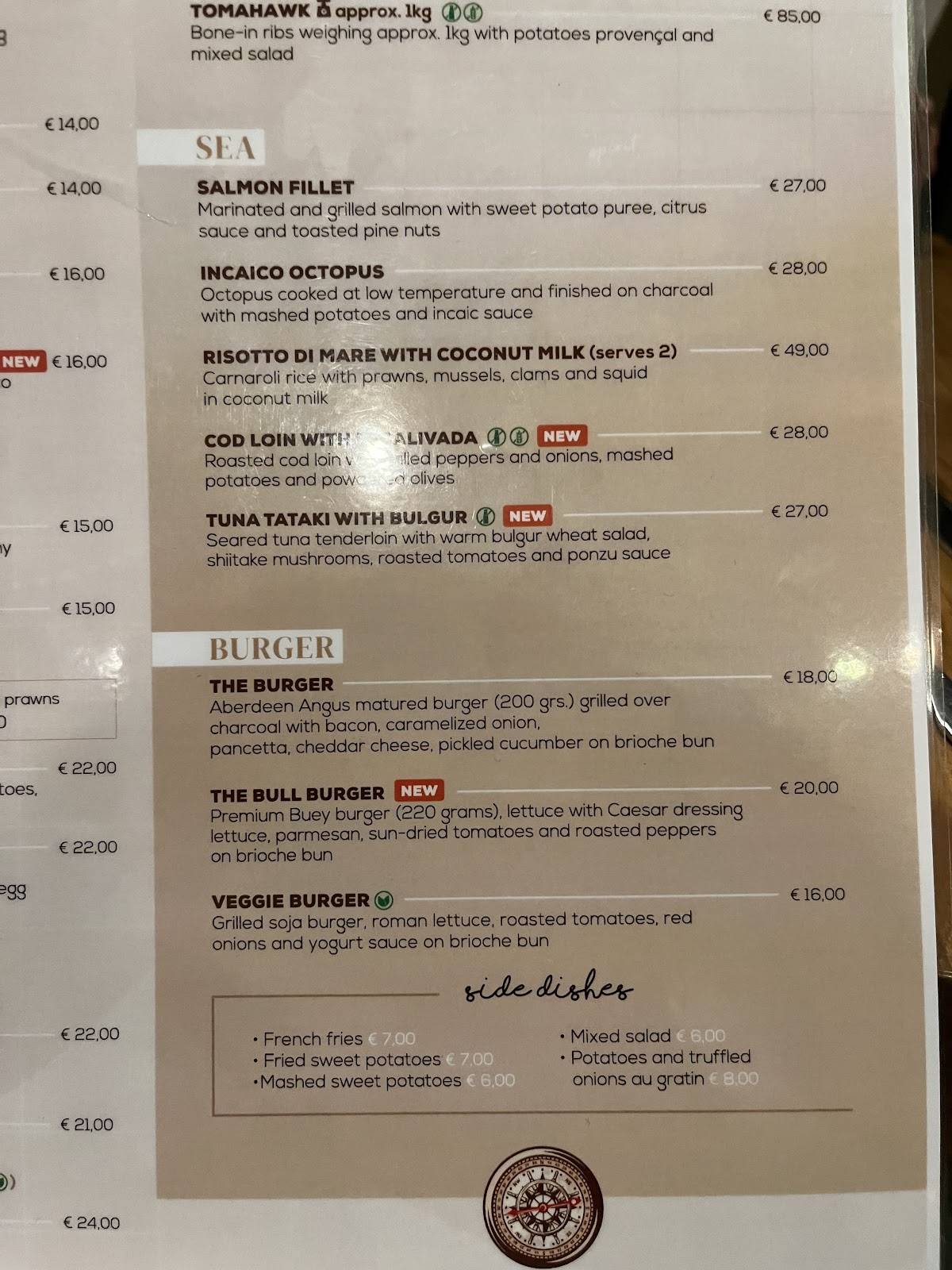 Menu em West 23 by Chakall restaurante, Lourinhã