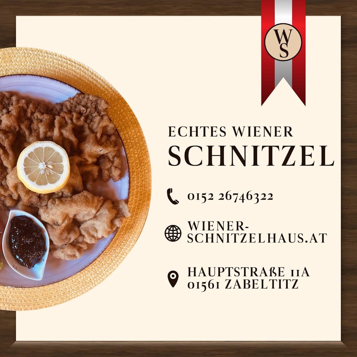 Carta del restaurante Wiener Schnitzelhaus Zabeltiz, Großenhain ...