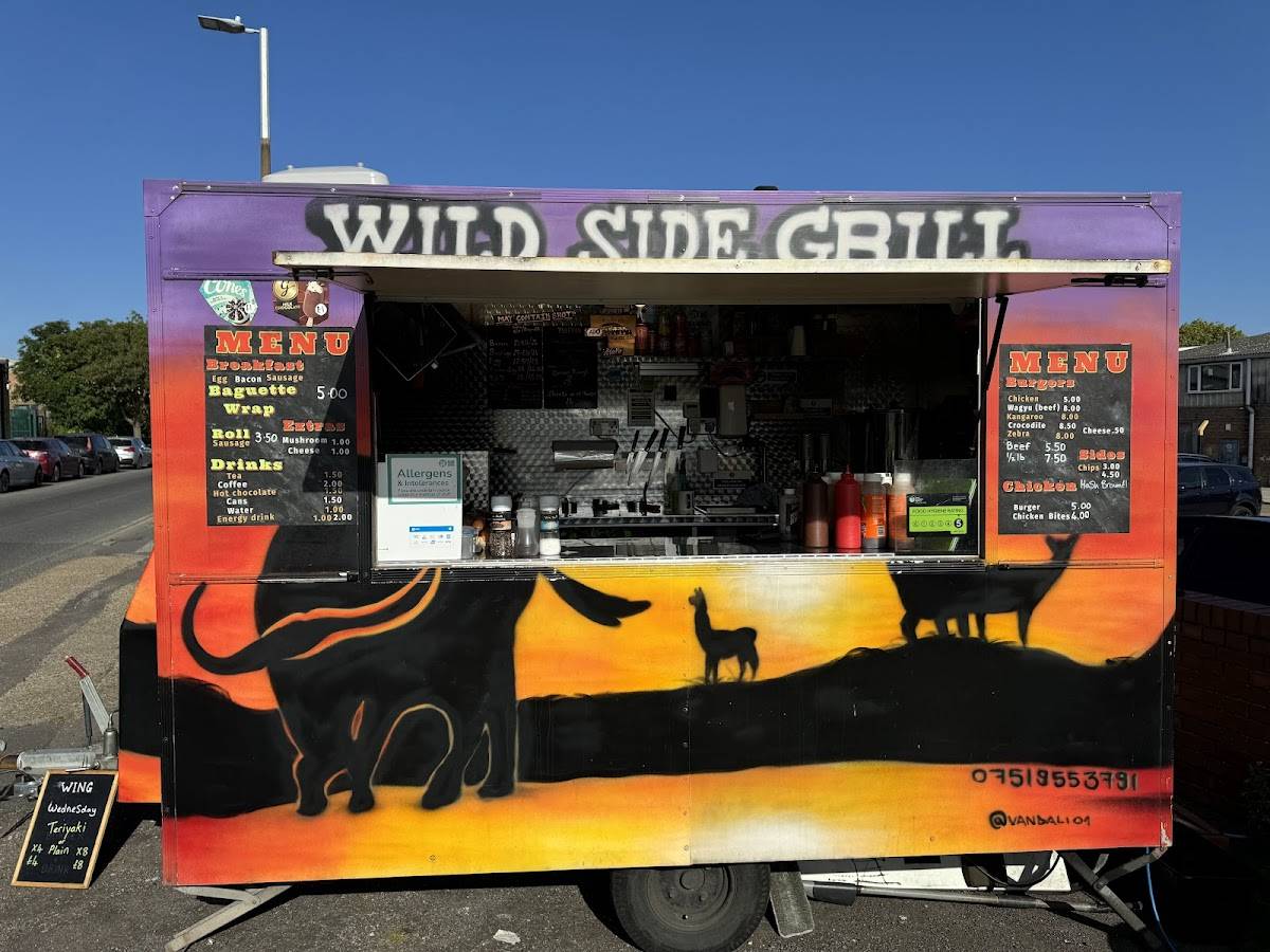 Menu at Wildside grill restaurant, Southend-on-Sea