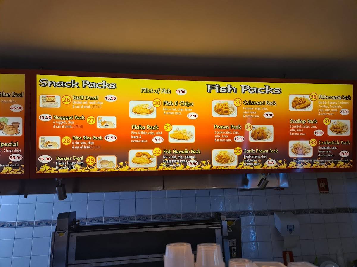 Menu at Wodonga Charcoal Chicken fast food, Wodonga