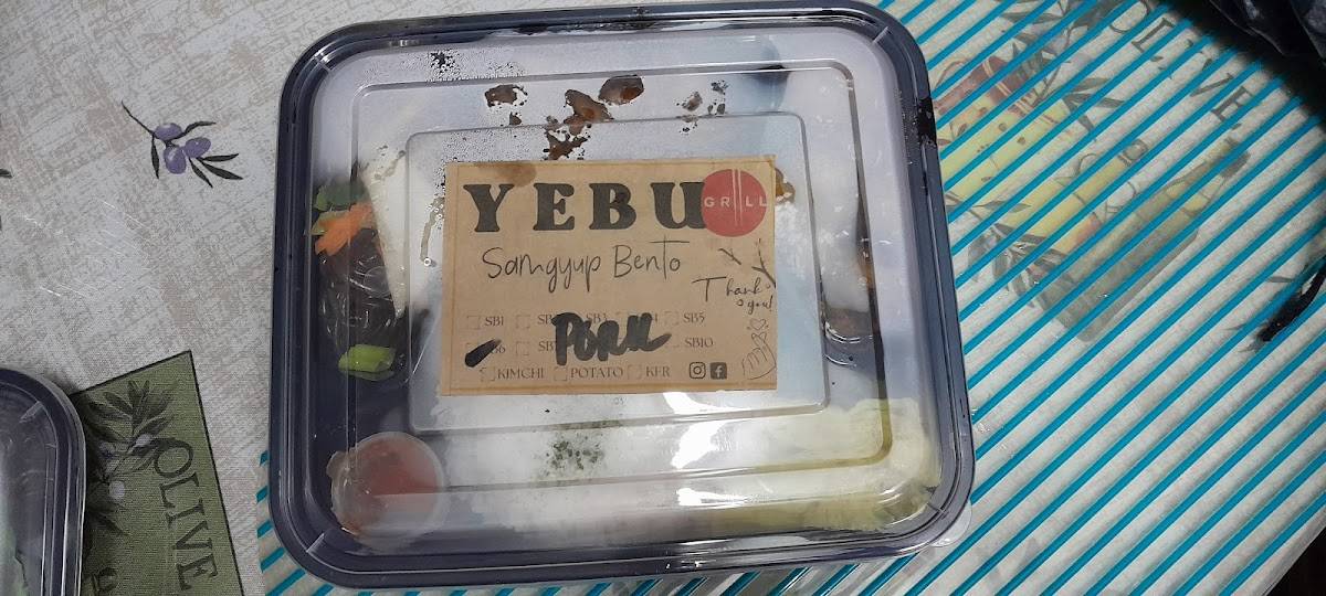 Menu at Yebu Grill restaurant, Taguig, G3V6+V38 Mirasol