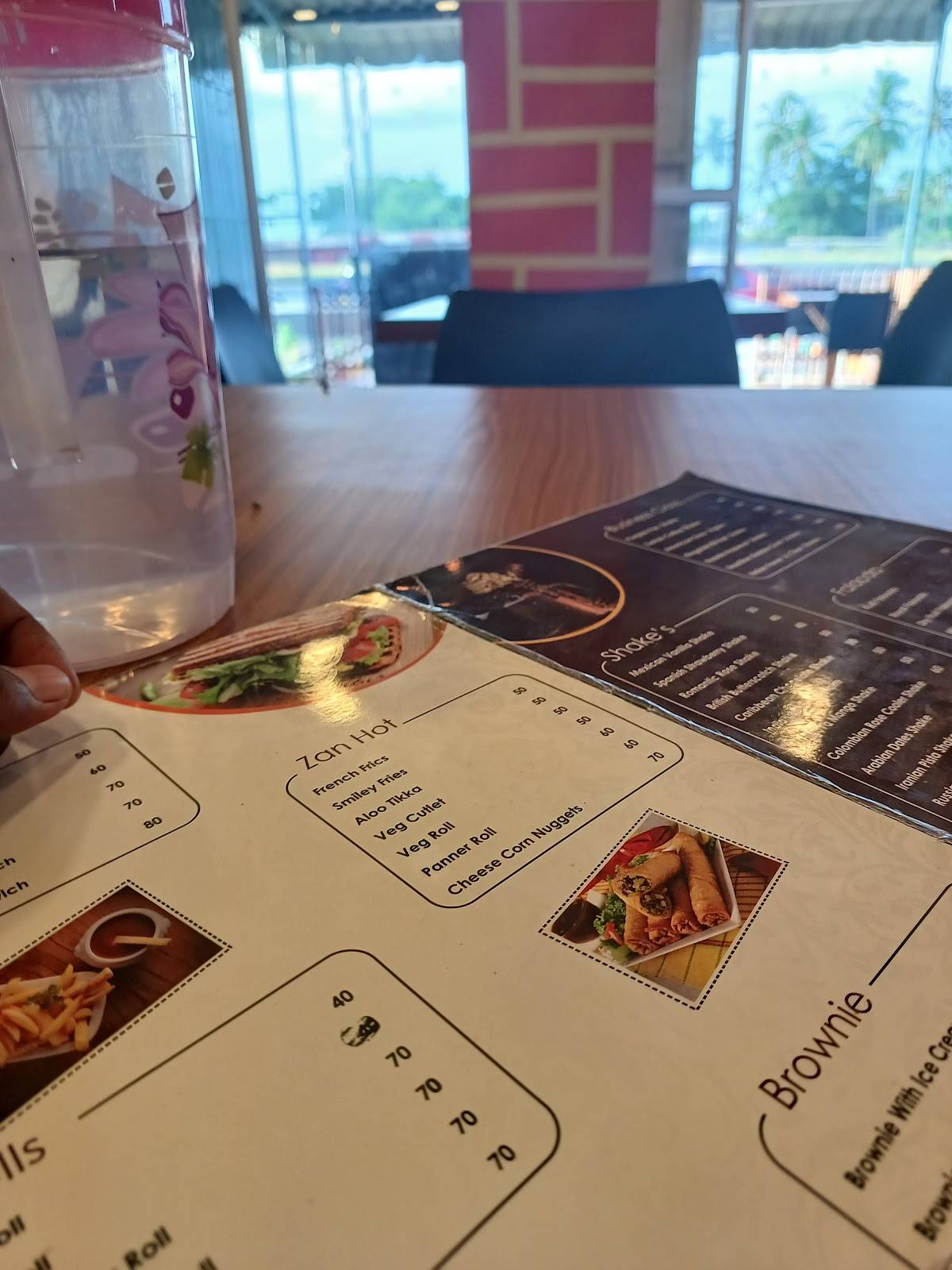 Menu at ZAN CAFE, Kaveripakkam