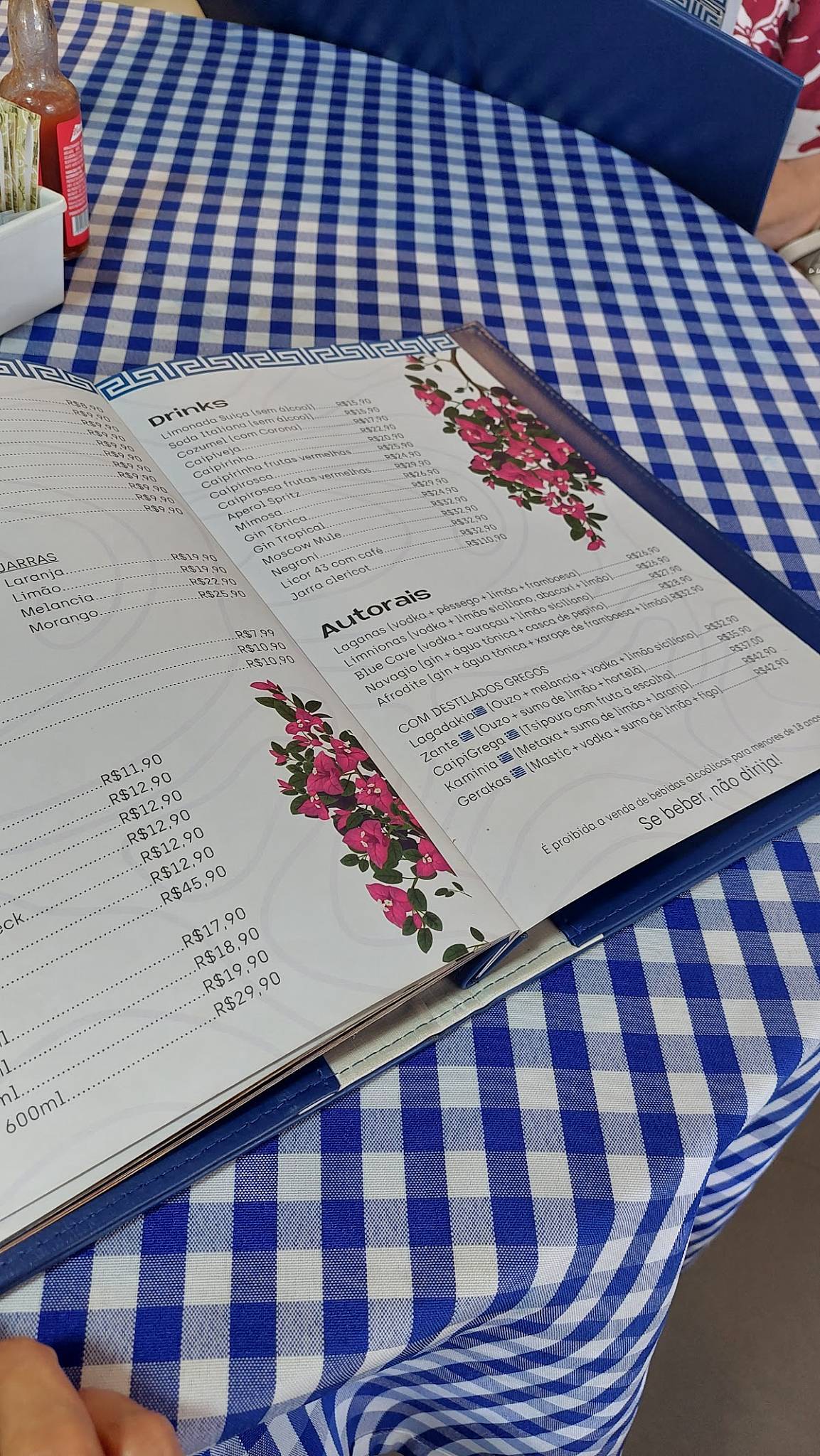 Menu em Zante Taverna Grega restaurante, Brasília