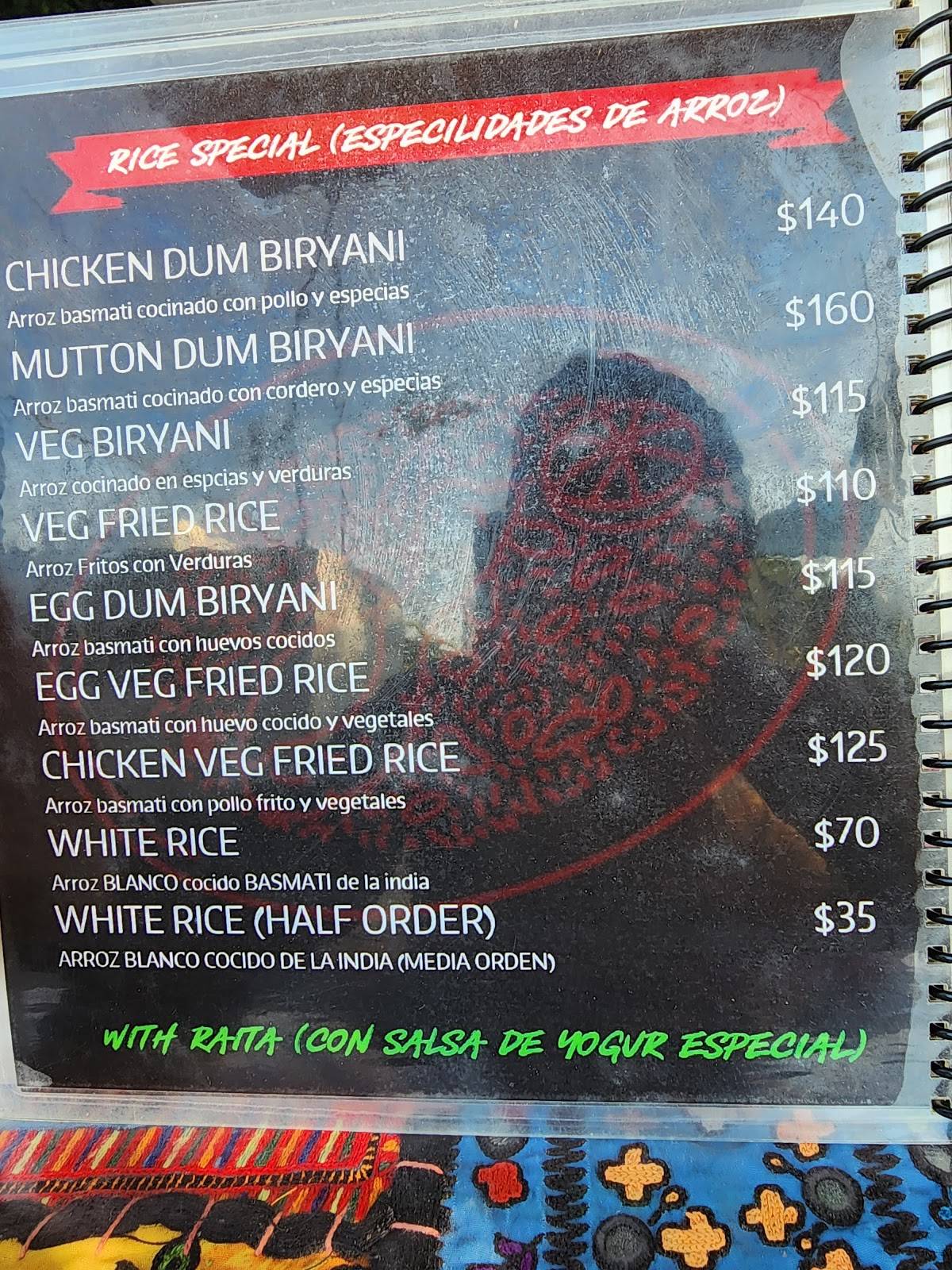 Menu at Ali Corner IndoPak food 100%Halal restaurant, Zapopan