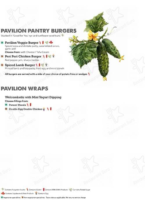 Menu at Lotus Pavilion, ITC Gardenia - Restaurants In Bengaluru ...