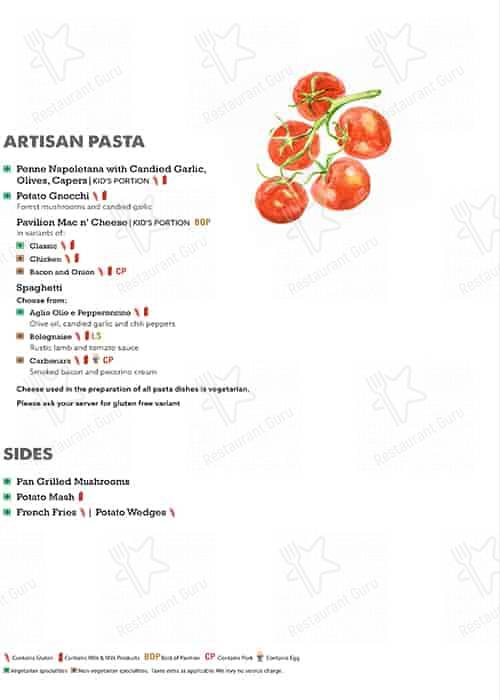 Menu at Lotus Pavilion, ITC Gardenia - Restaurants In Bengaluru ...