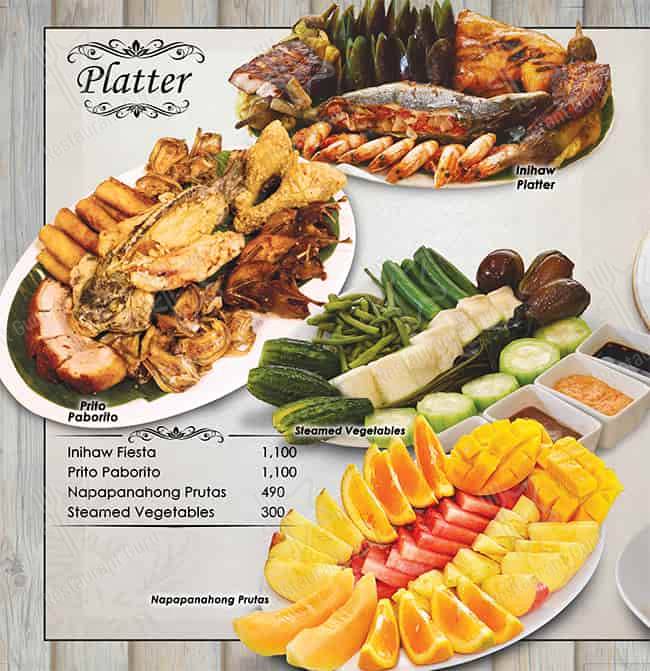 Menu at Mangan restaurant, Quezon City, Ortigas Ave