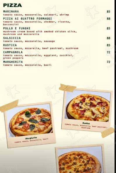 Menu at Padre - Italian Cuisine in Bogor restaurant, Bogor