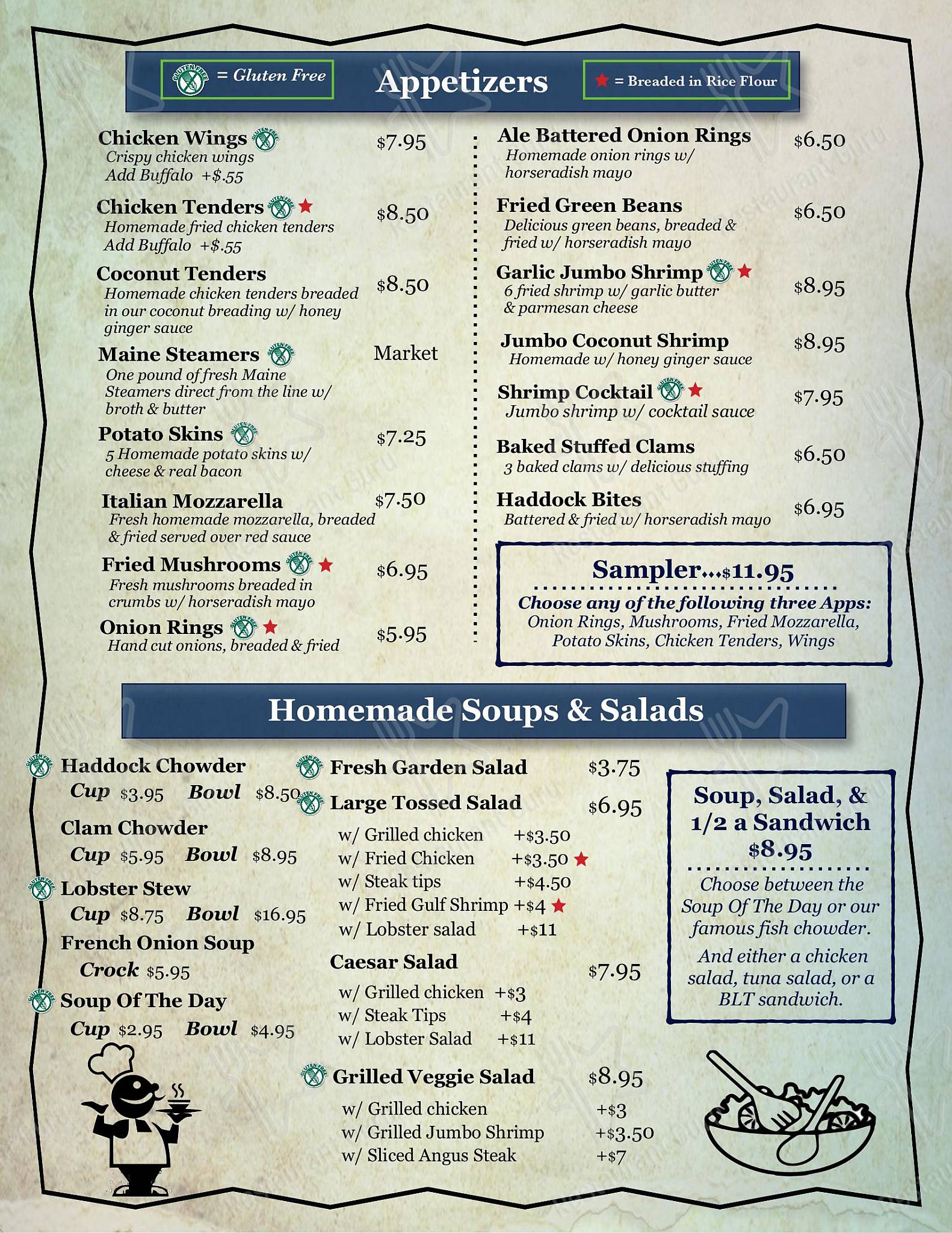 Menu at Chick-A-Dee of Lewiston restaurant, Lewiston
