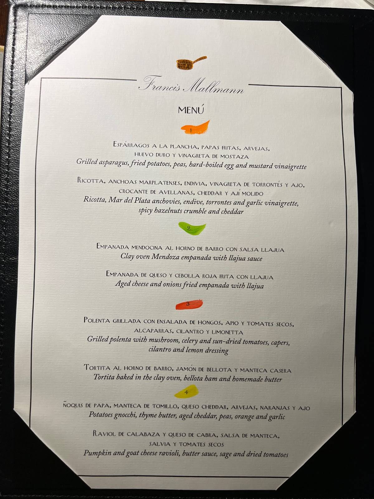 Menu at 1884 Restaurant, Godoy Cruz