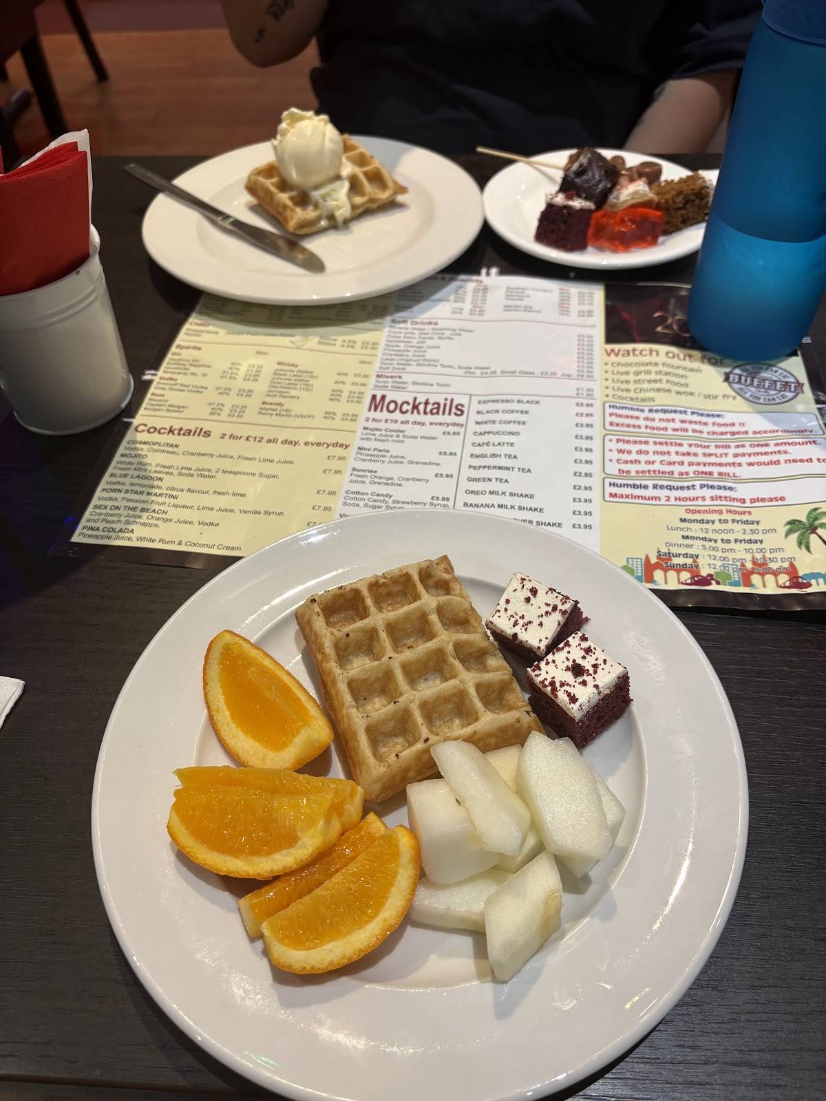 Menu at 2020 World Buffet restaurant, Peterborough