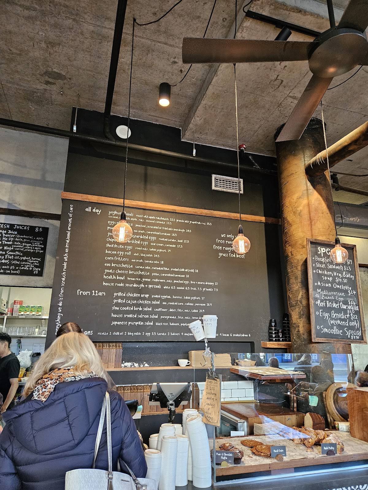 Menu at 22 Grams cafe, Randwick