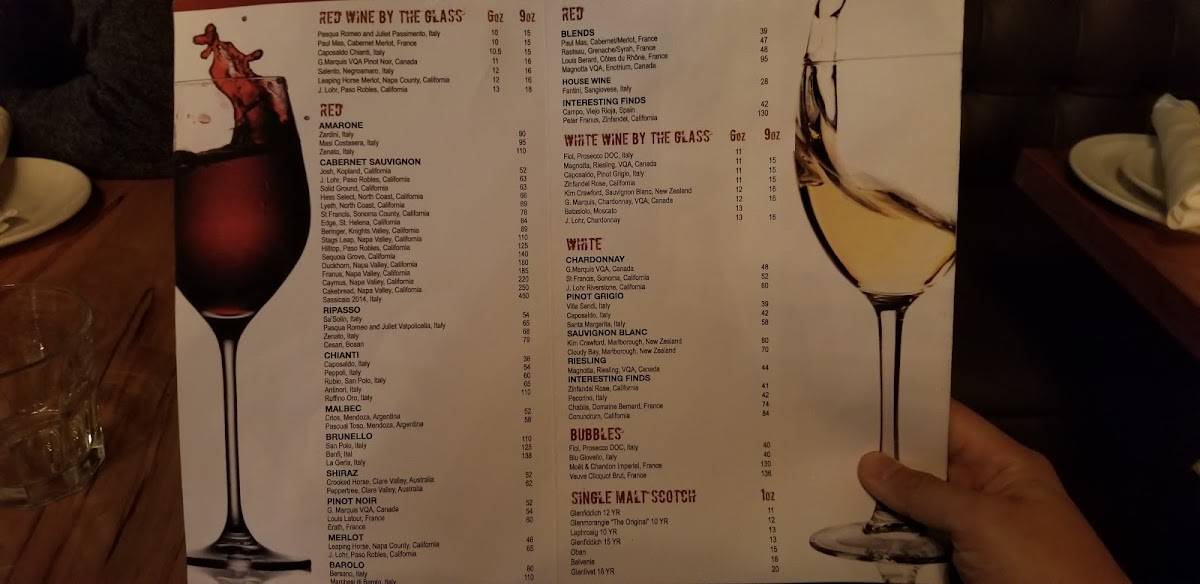Menu at 255 By Alta Rossa Ristorante pizzeria, Vaughan