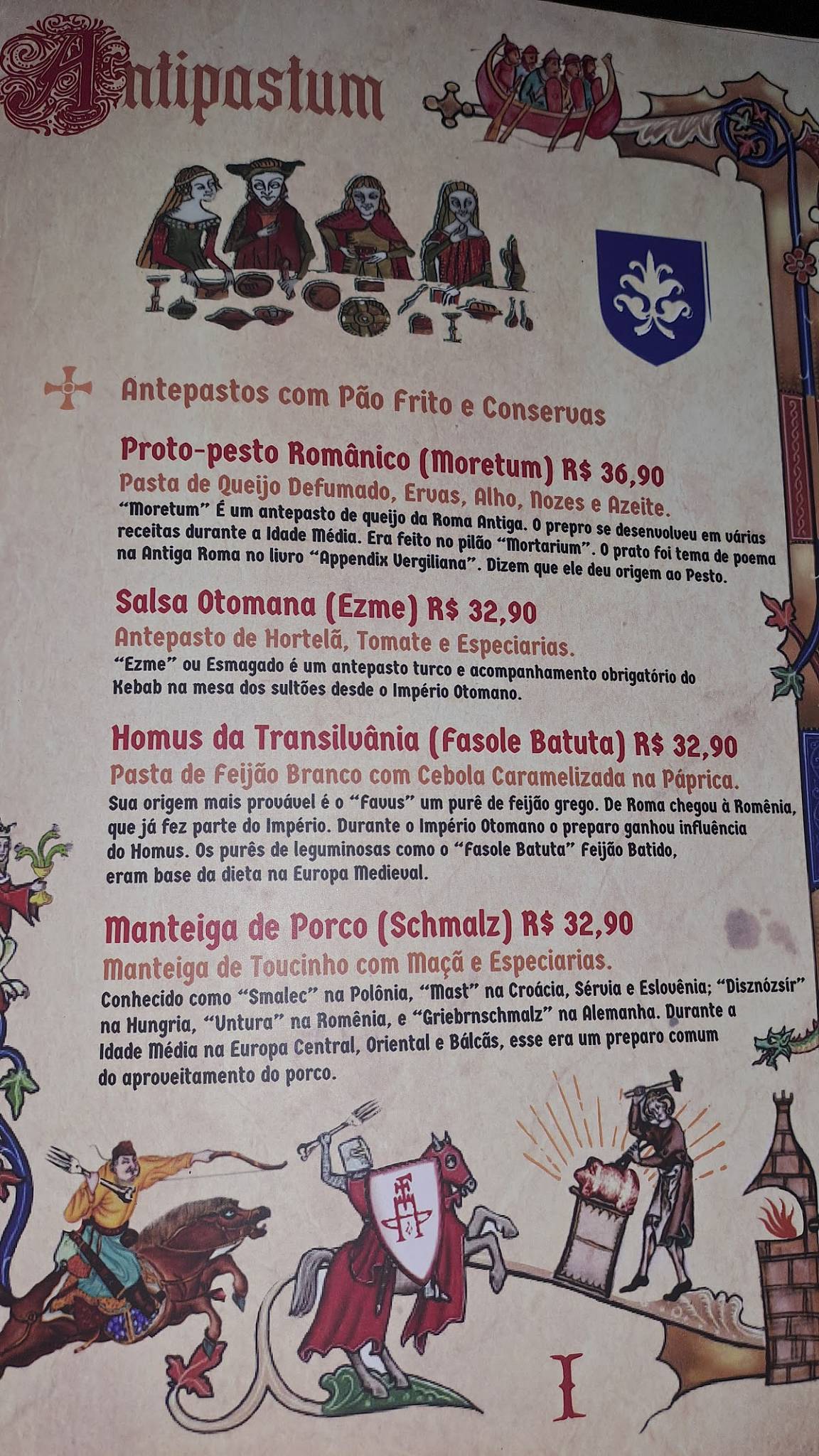 Menu em A Forja - Taverna Épica Medieval restaurante, Belo Horizonte
