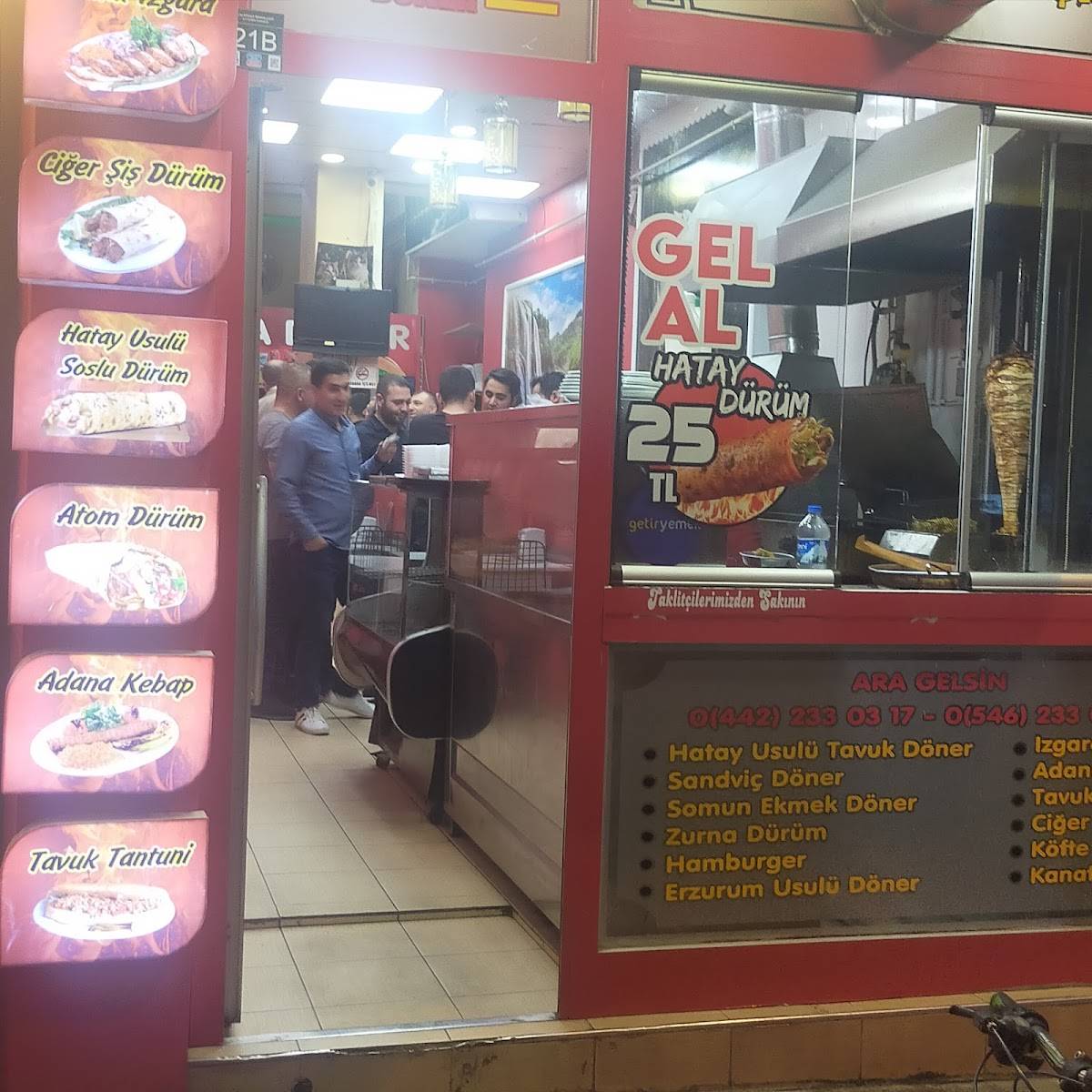 Menu at Aba döner restaurant, Erzurum