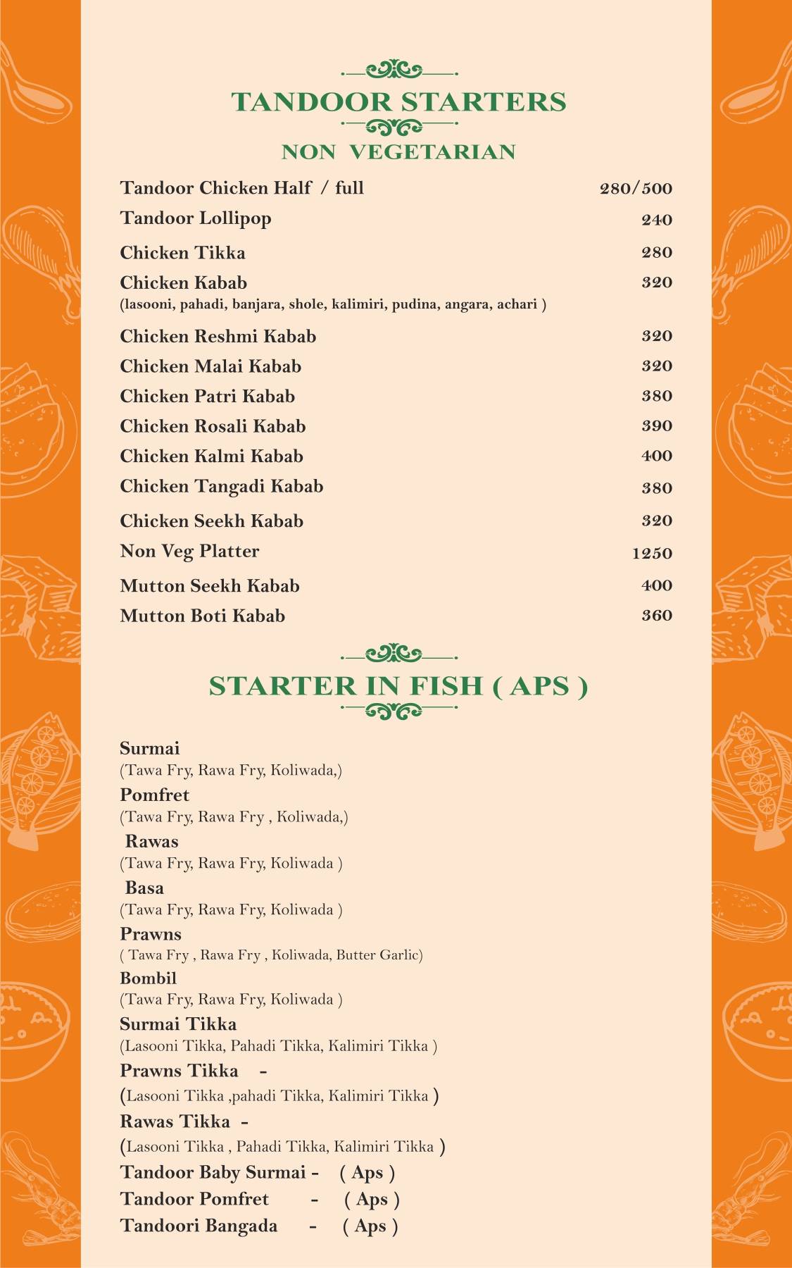 Menu at Abhiruchi Gokul Restaurant, Pune, Terrace Level