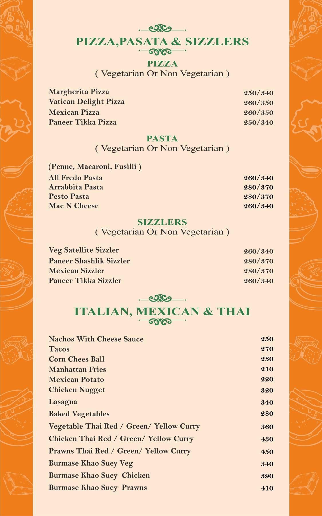 Menu at Abhiruchi Gokul Restaurant, Pune, Terrace Level