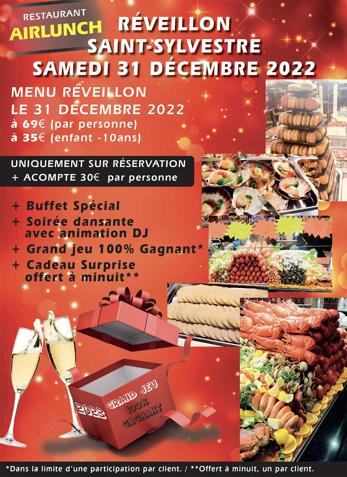 Menu au Airlunch Buffet Wok Grill À Volonté restaurant, Colmar
