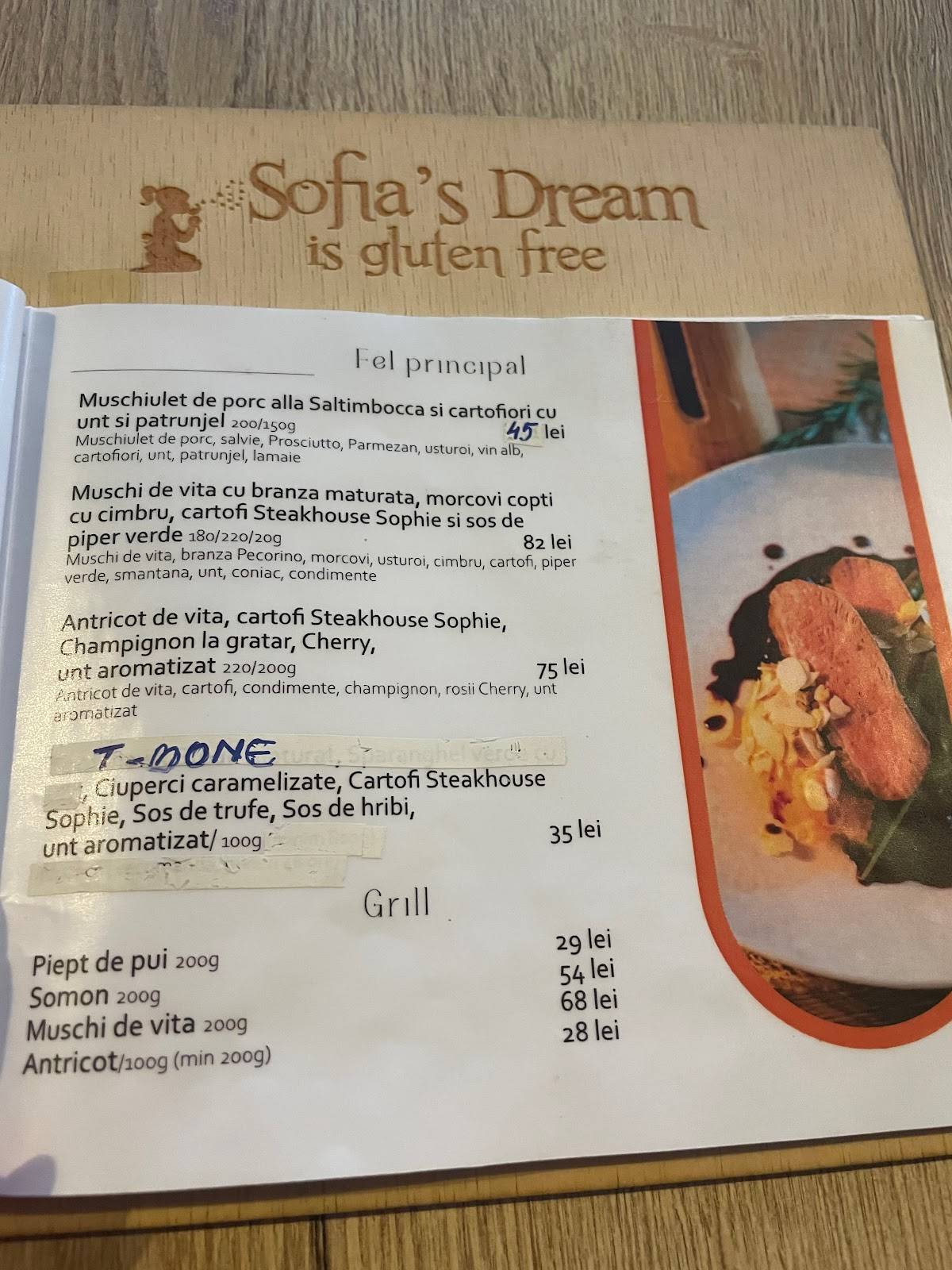 Menu at Restaurant Sofia, Alba Iulia