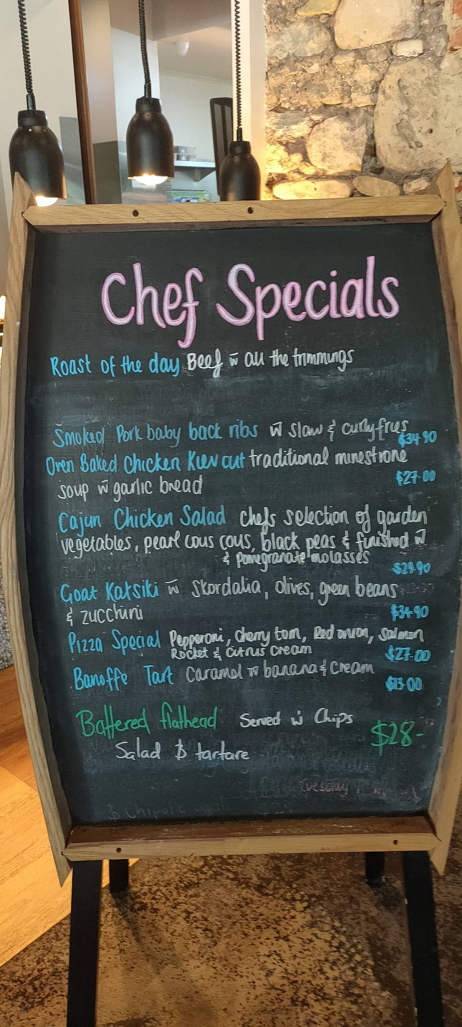 Menu at Aldinga Hotel pub & bar, Aldinga