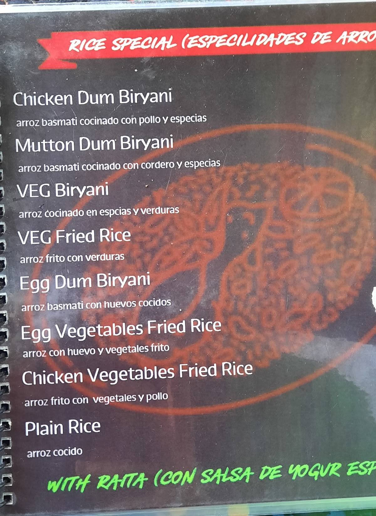 Menu at Ali Corner IndoPak food 100%Halal restaurant, Zapopan