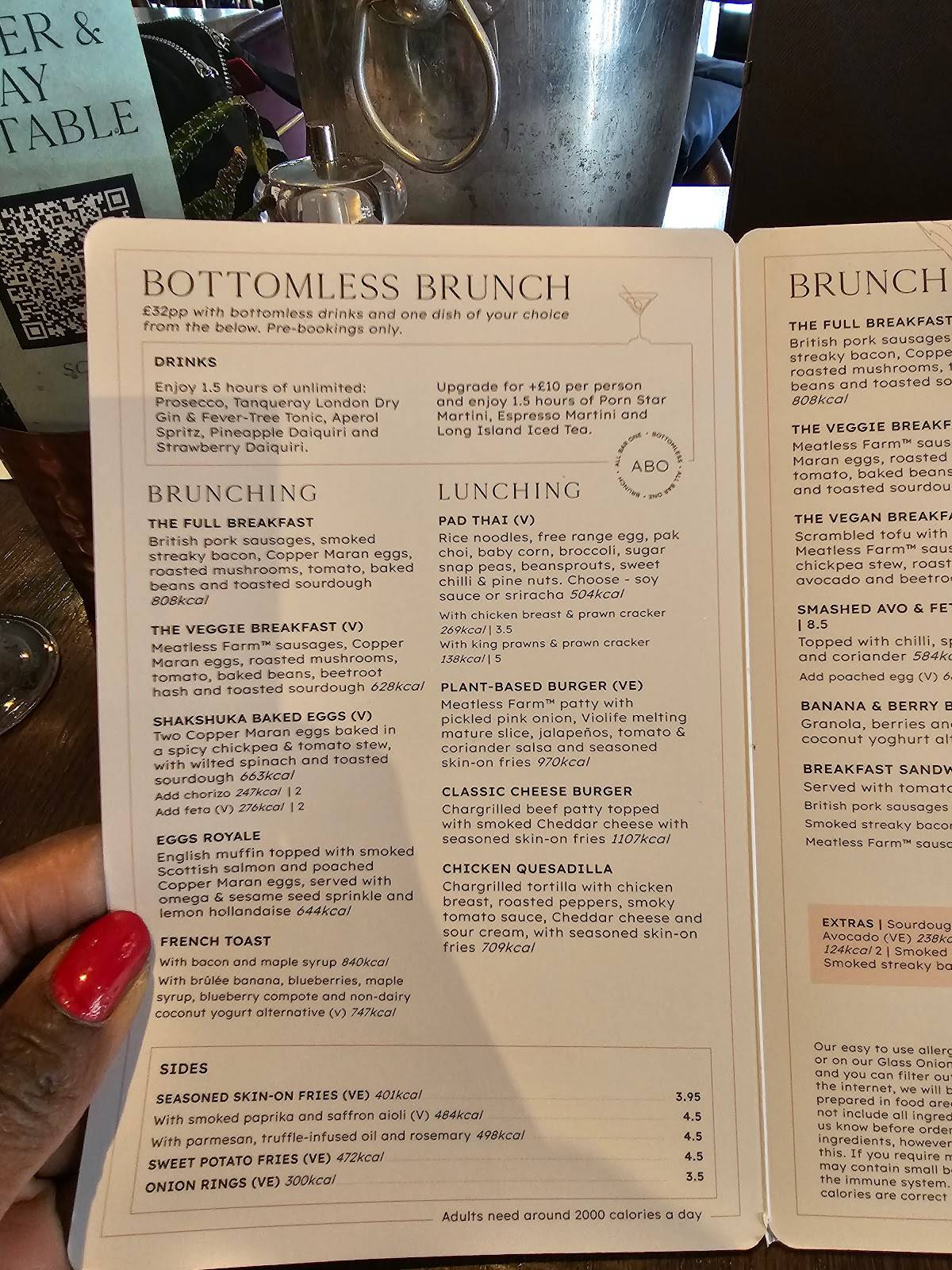 Menu at All Bar One Sutton, Sutton, 2 Hill Rd