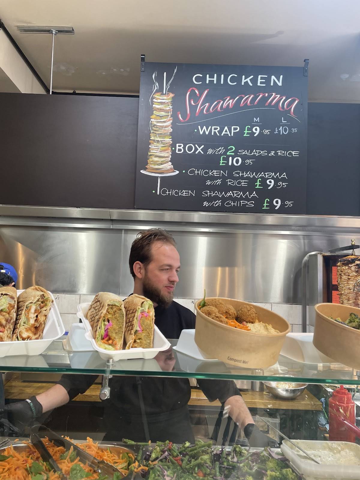 Menu at All That Falafel & More cafe, London