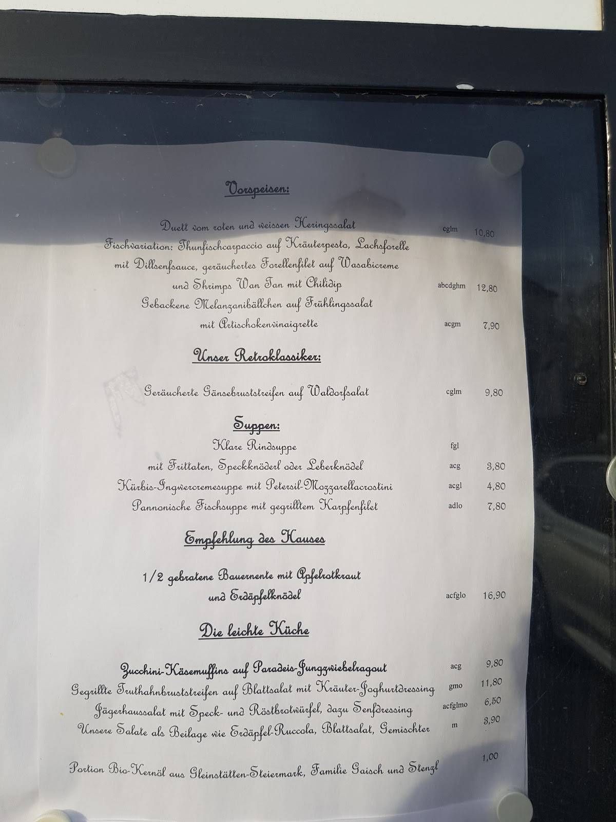 Speisekarte von Altes Jägerhaus pub & Bar, Wien