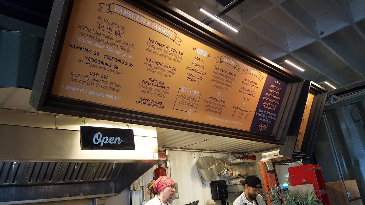 Menu at American Grind restaurant, Denver, N Pecos St
