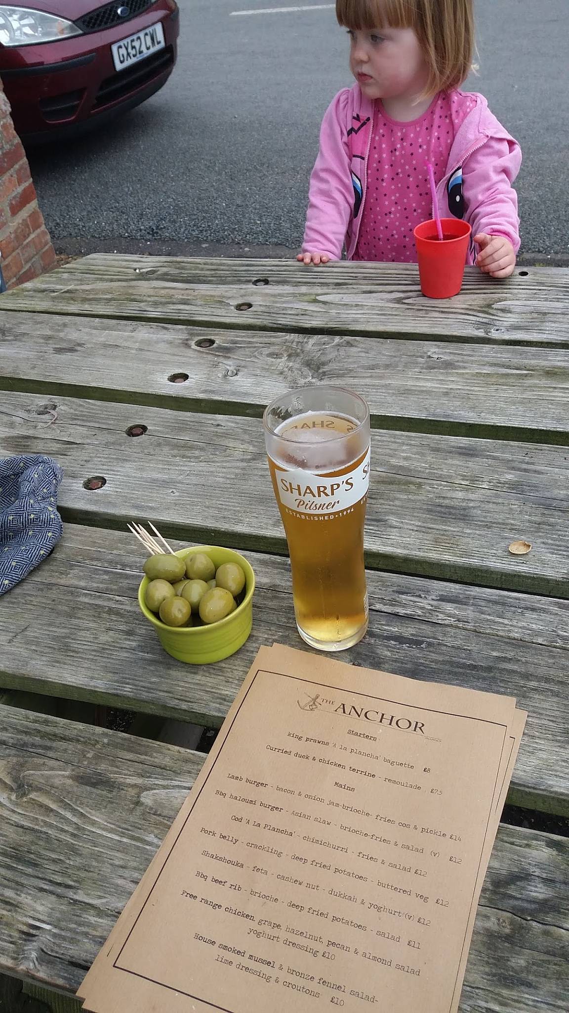 Menu at Anchor Inn Shapwick pub & bar, Shapwick