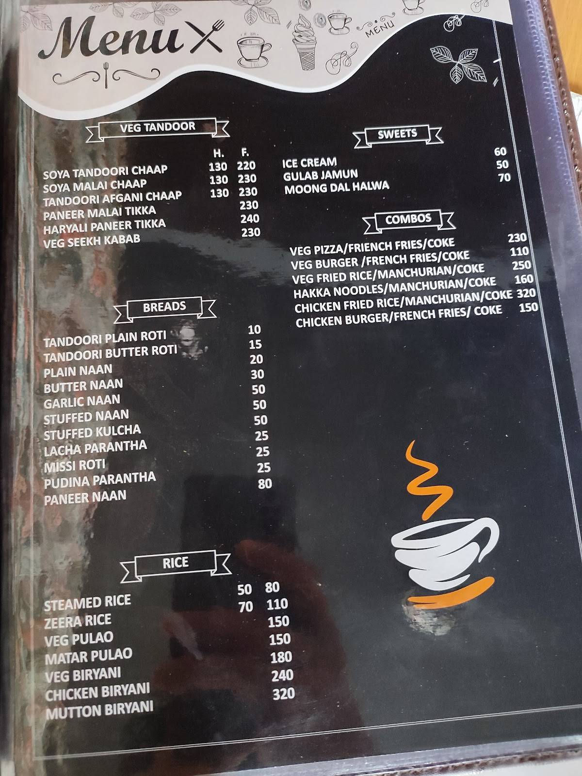 Menu at Atlantico Cafe & Restro, Dehradun