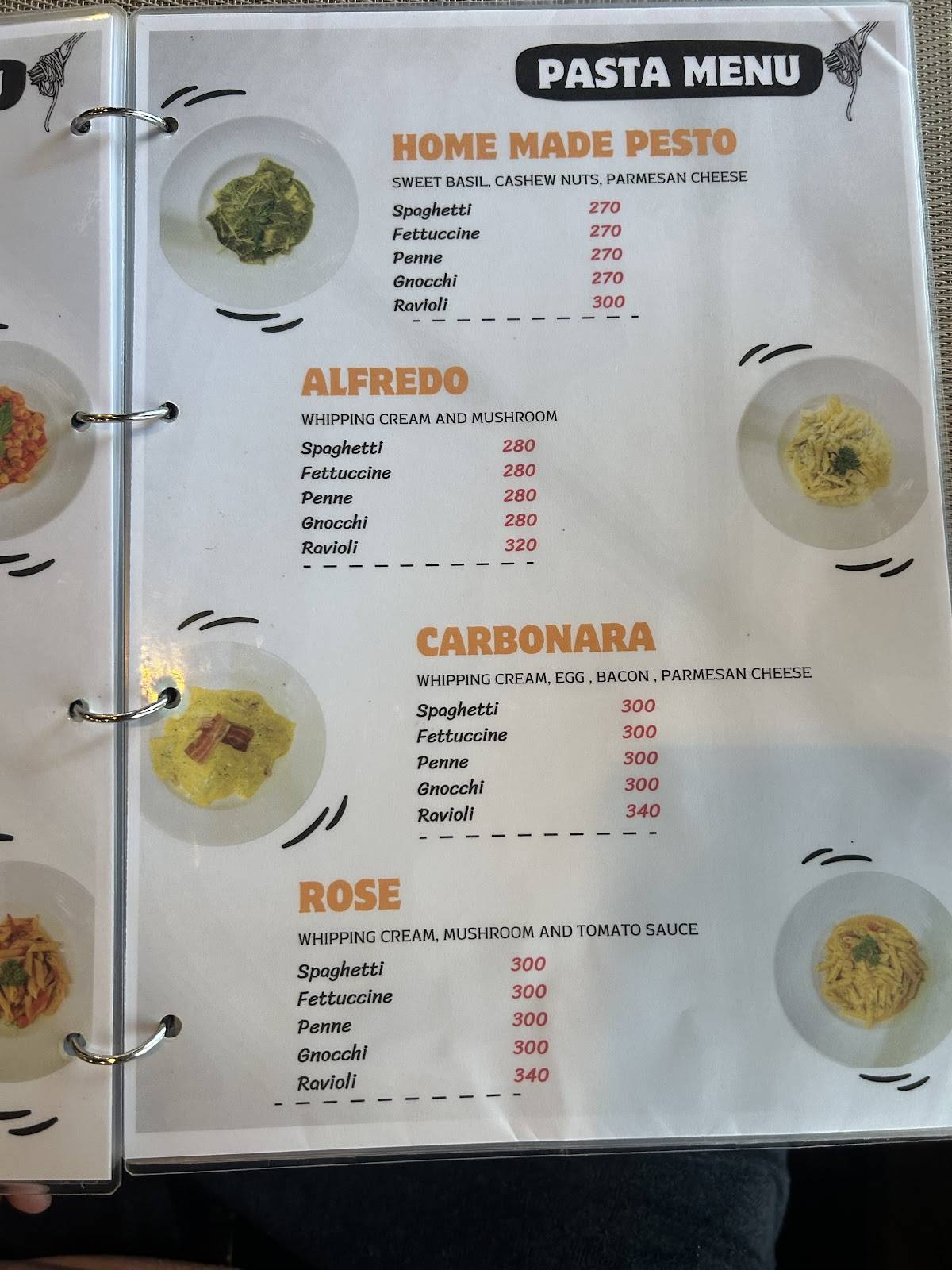 Menu at Atom Resto Phi Phi restaurant, Ao Nang