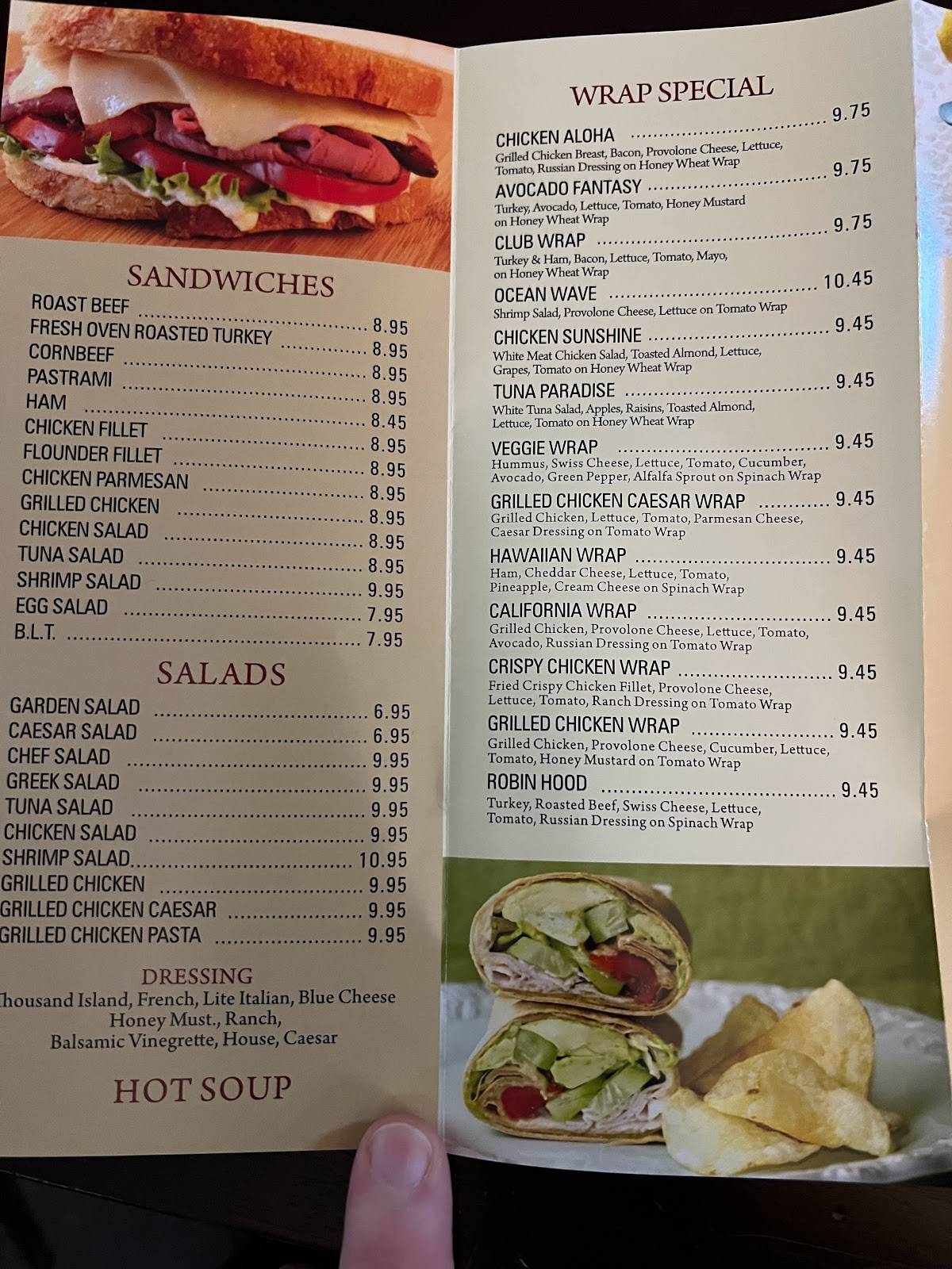 Menu at Aviation Deli & Grill restaurant, Glen Burnie