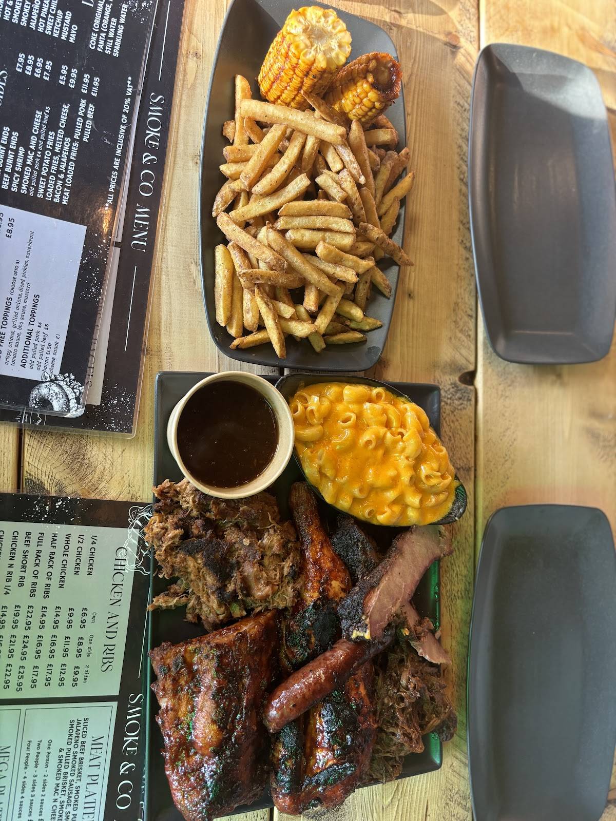 Menu at Smoke & Co BBQ, Ramsgate