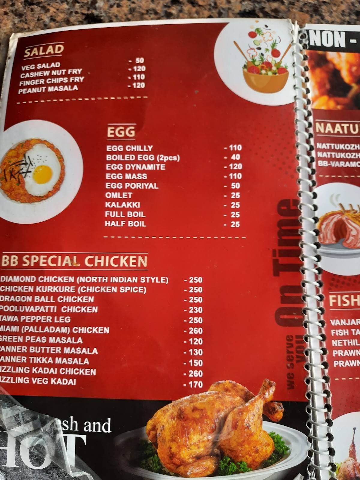 Menu at BIG BROTHER RESTAURANT, Avinashi