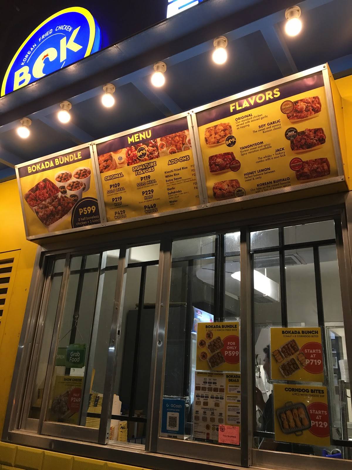 Menu at BOK Korean Fried Chicken - Taft restaurant, Manila