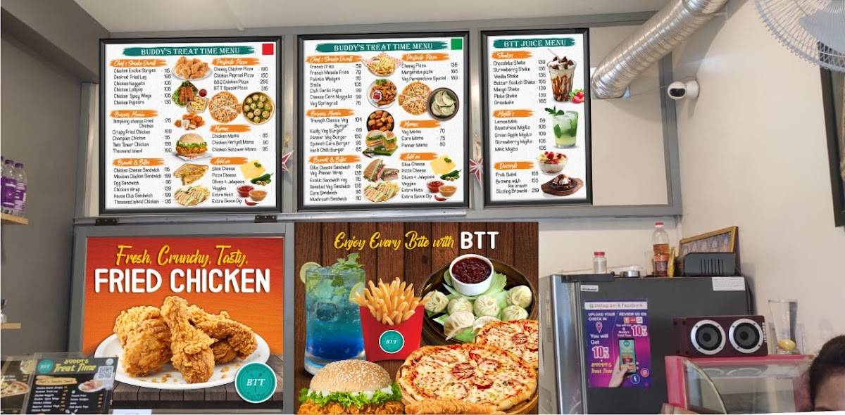 Menu at BTT Porur, Chennai