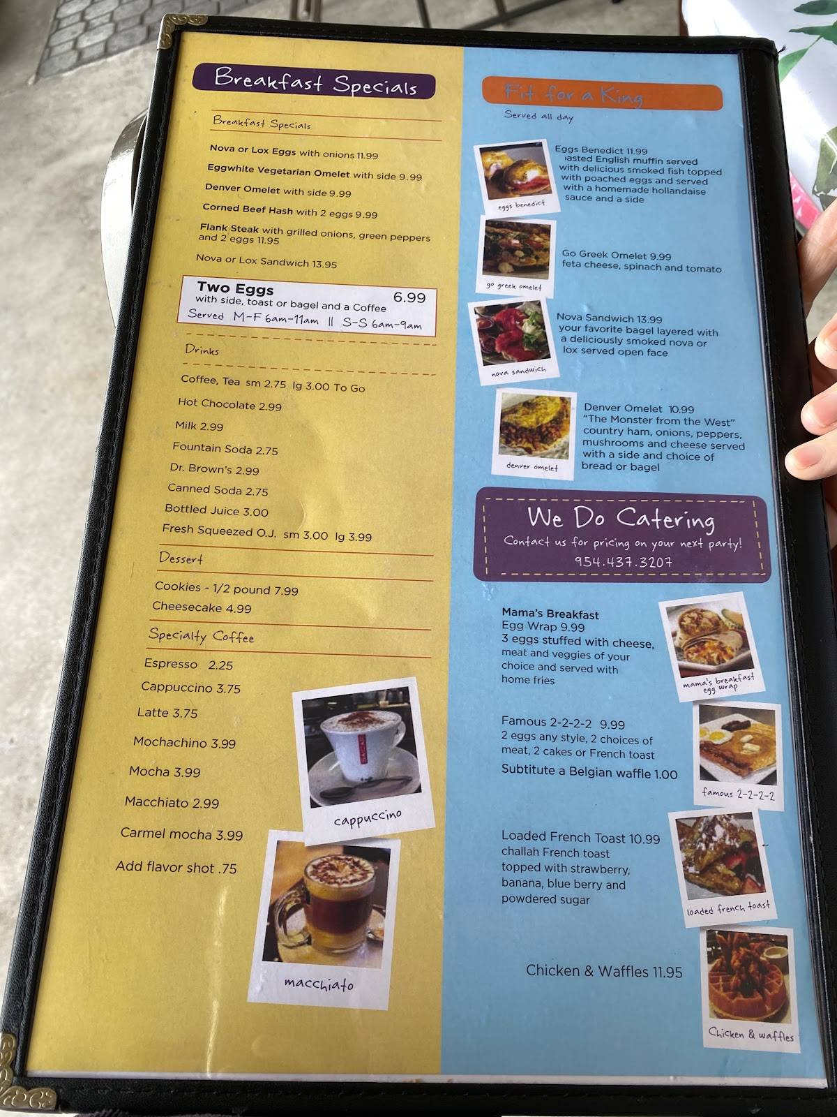 Menu at Bagel Palace restaurant, Pembroke Pines