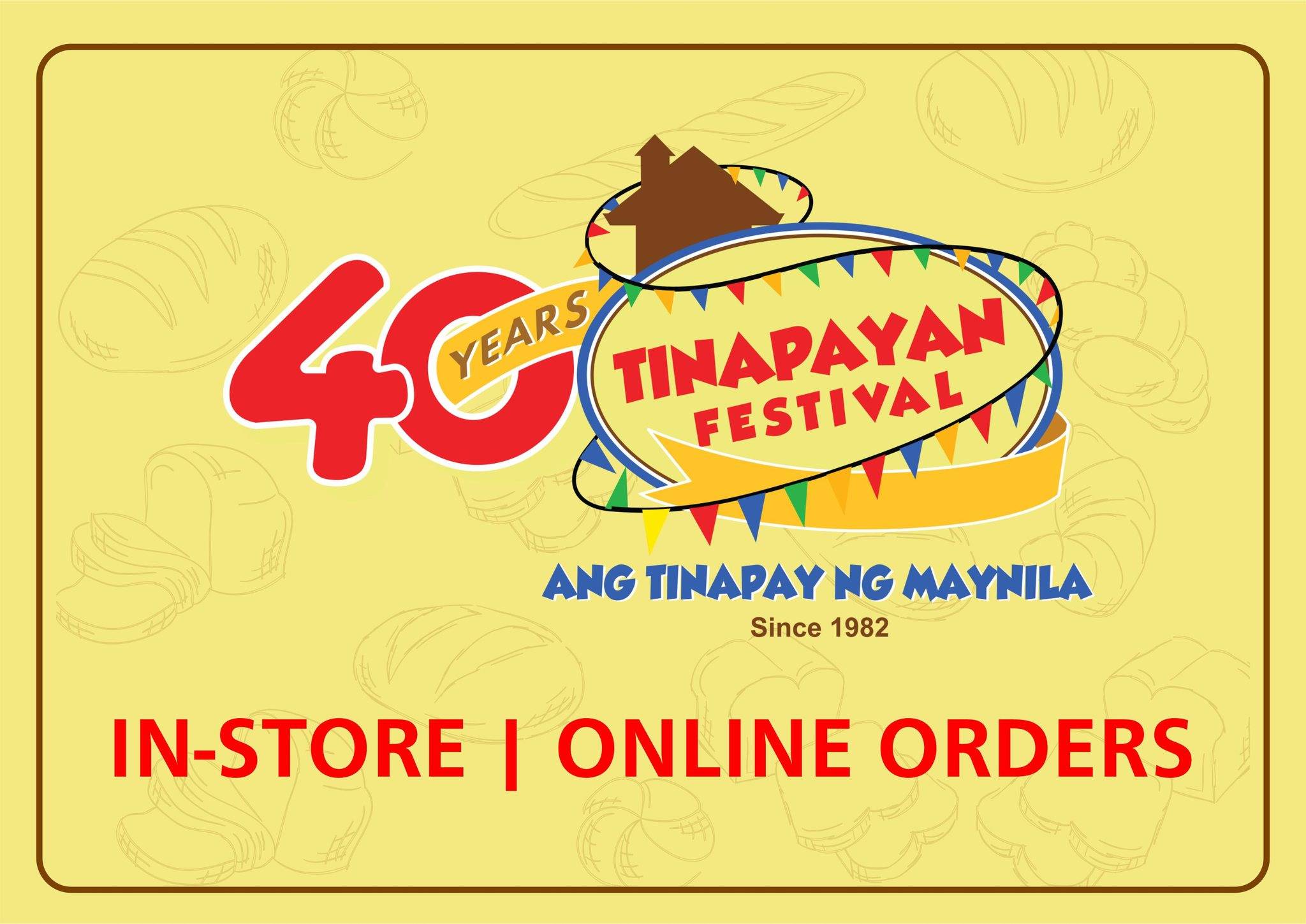 Menu at Tinapayan Festival Bakeshoppe bakery, Manila, Dapitan cor Don ...