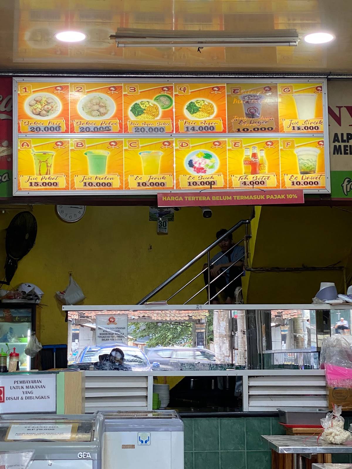 Menu at Bakso Sonhaji Sony - Raden Intan restaurant, Bandar Lampung