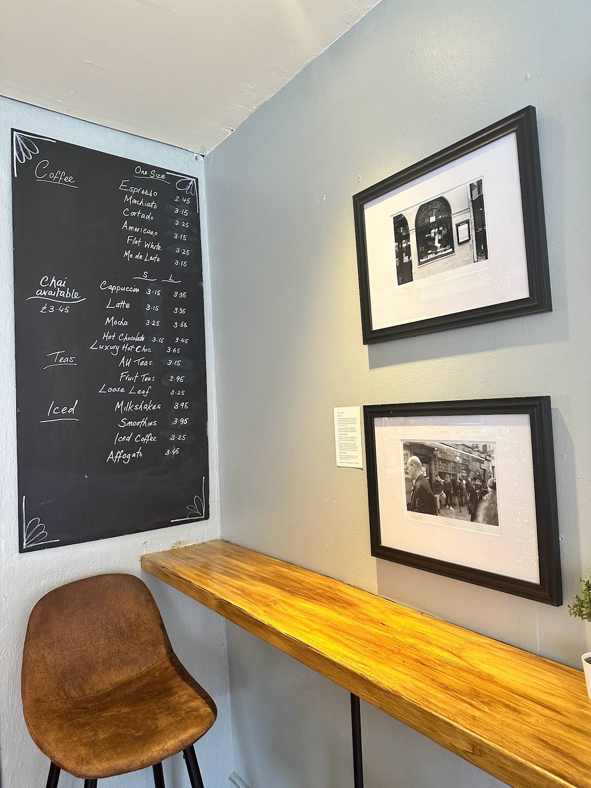 Menu at Barista Lounge, Farnham